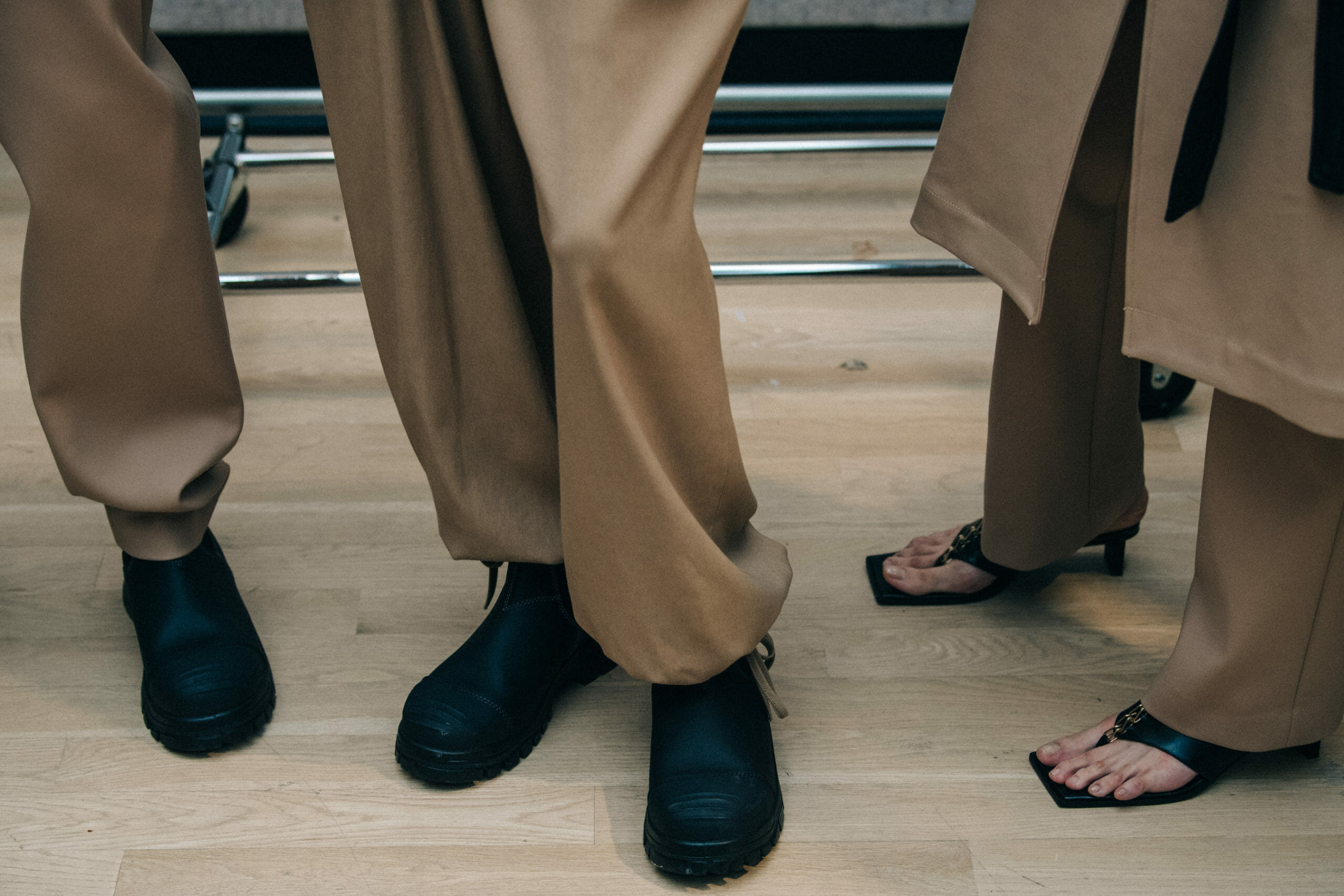 Backstage at Dion Lee, Fall/Winter 2020/2021 - Adam Katz Sinding