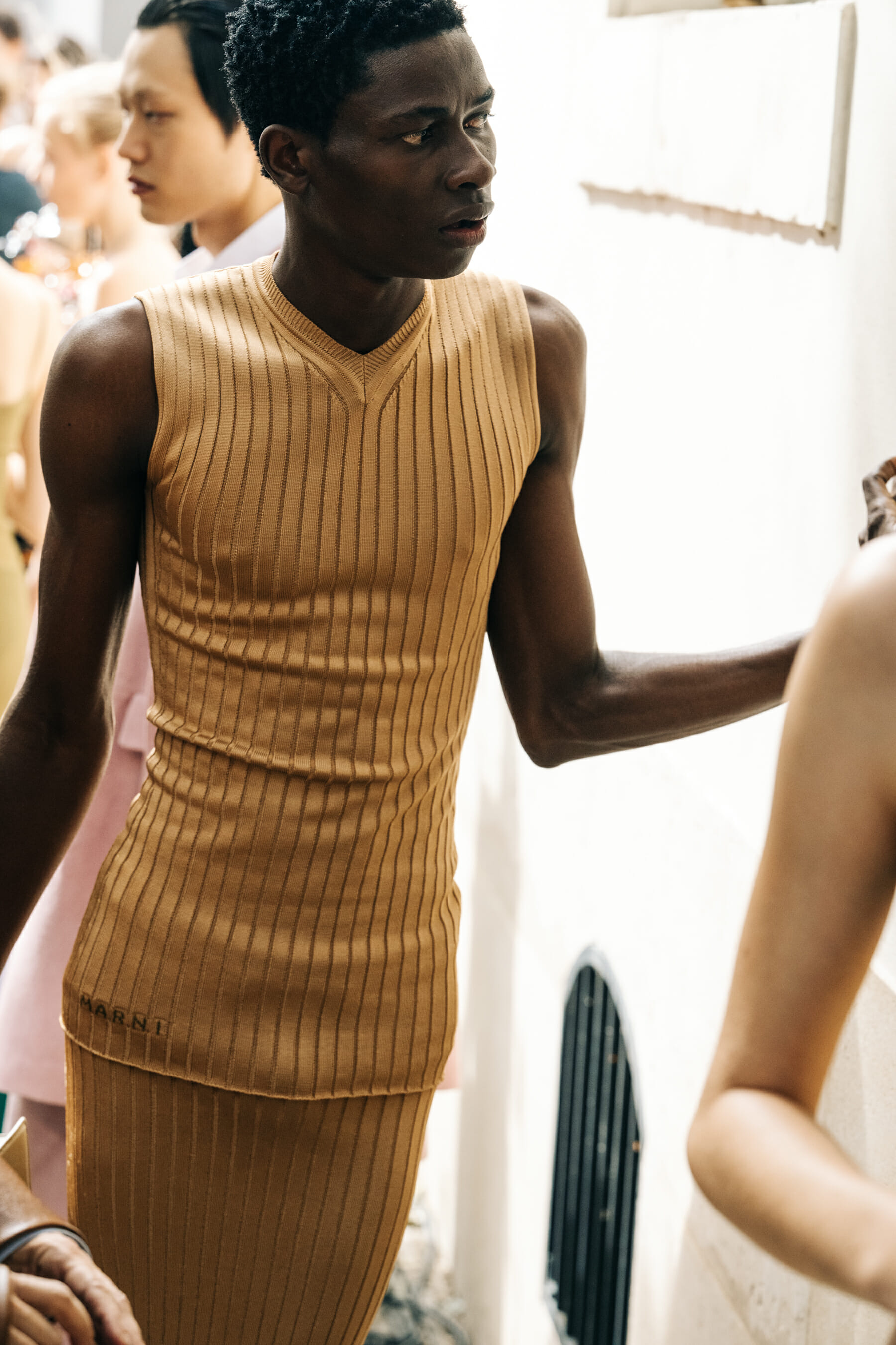 Backstage at Marni, Spring/Summer 2024 - Adam Katz Sinding