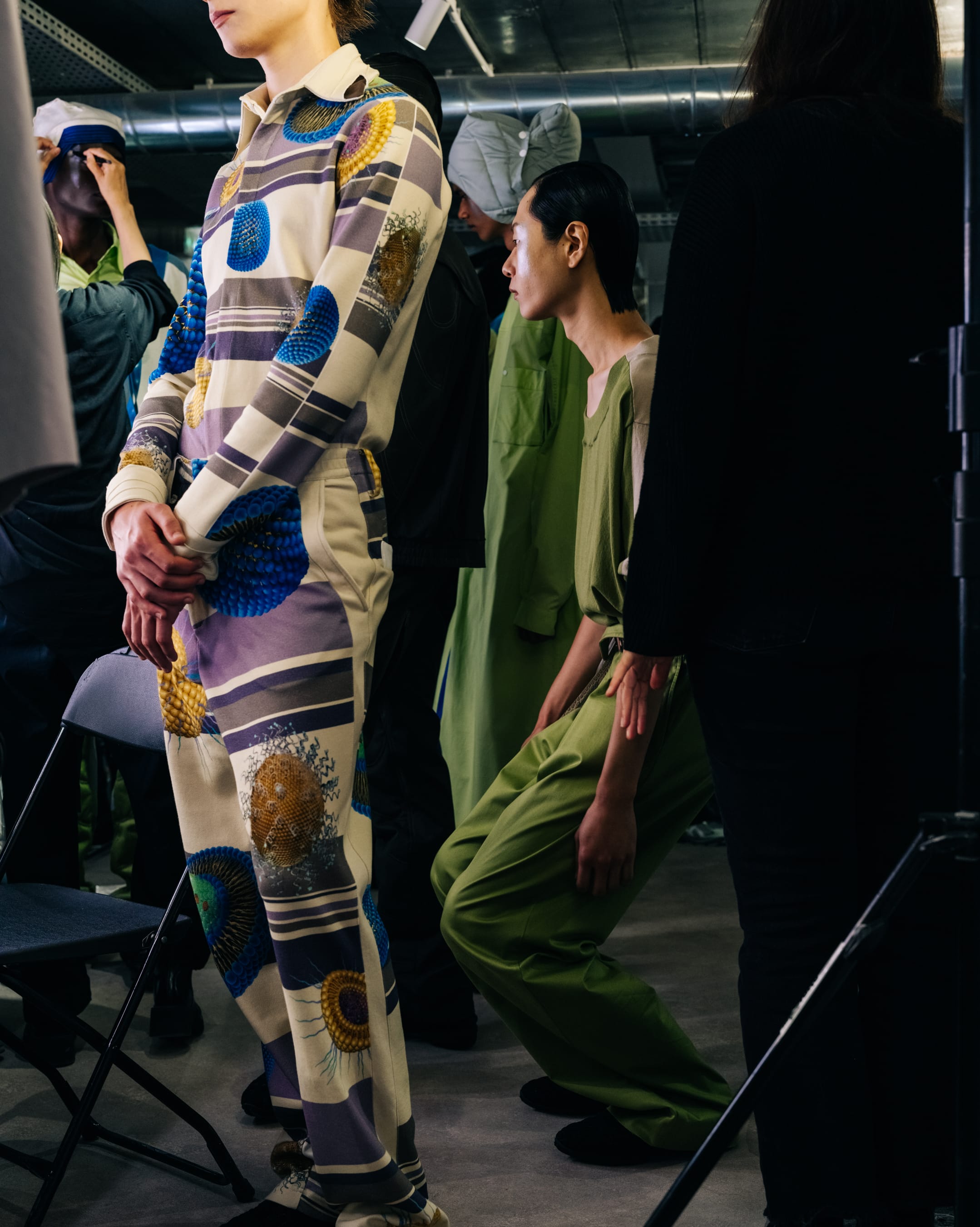Backstage at Kiko Kostadinov | Paris - Adam Katz Sinding