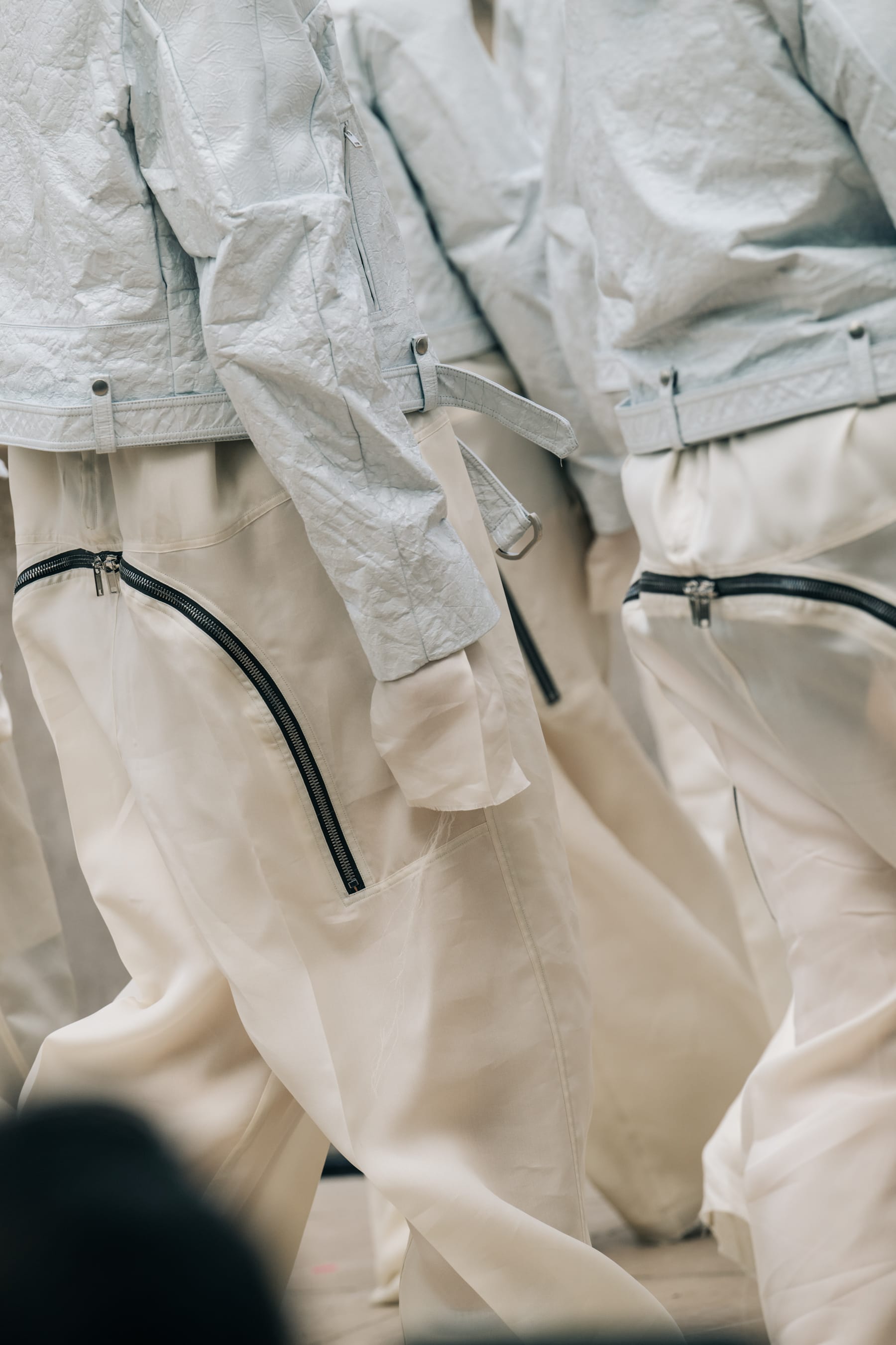 Backstage at Rick Owens Men’s, Spring/Summer 2025 - Adam Katz Sinding