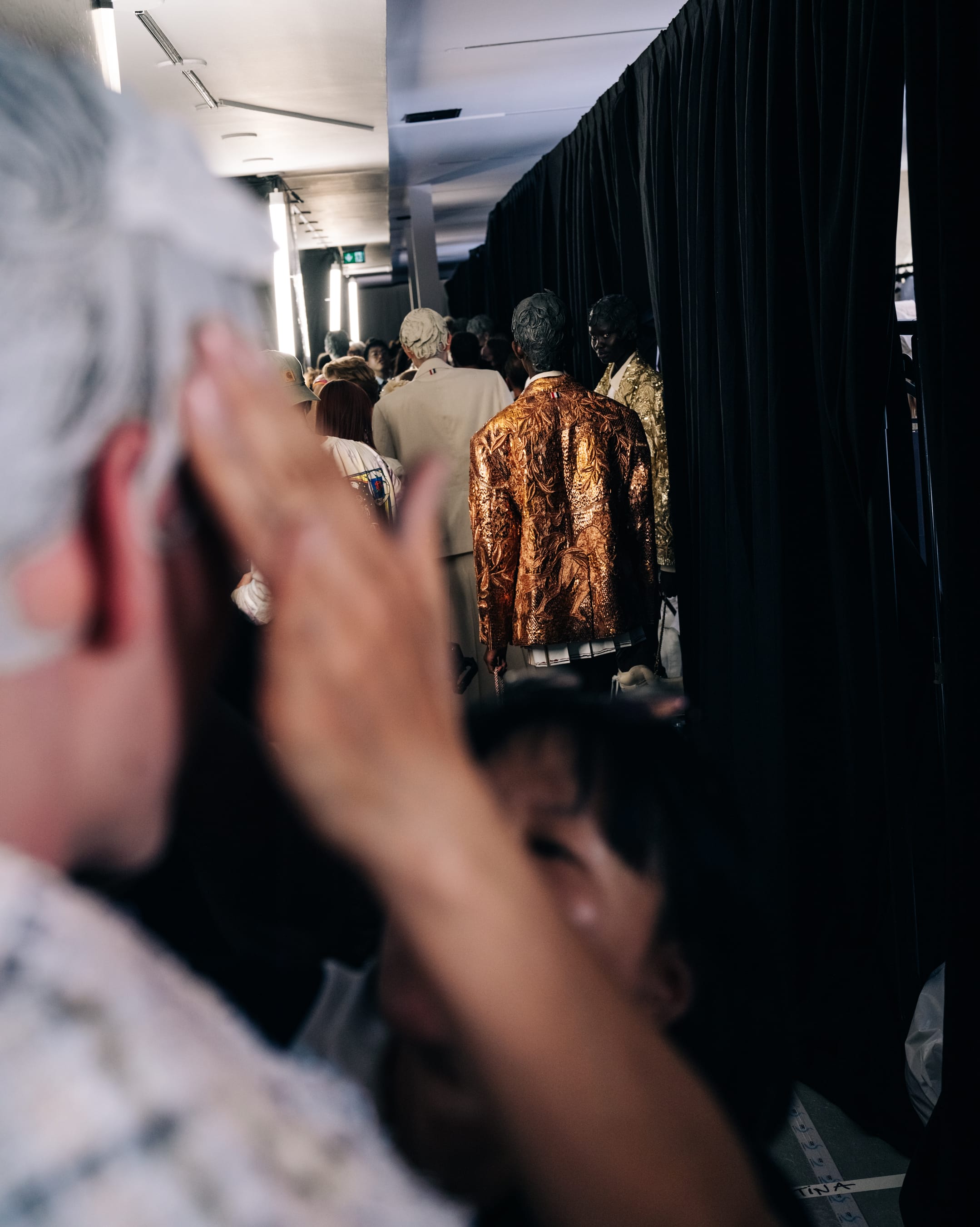 Backstage at Thom Browne | Paris - Adam Katz Sinding