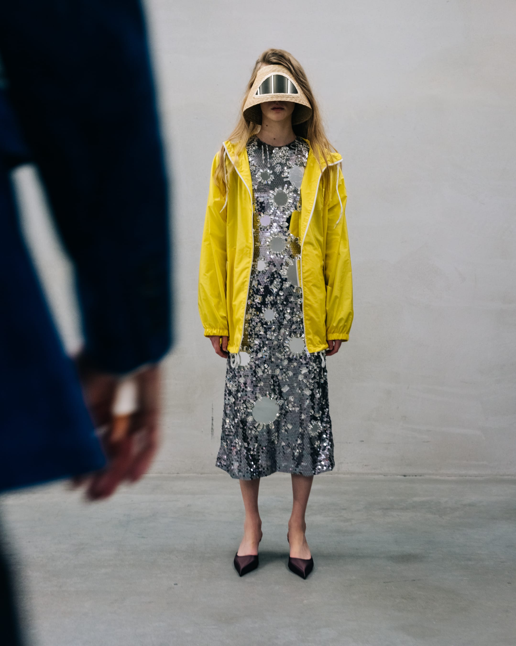 Backstage at Prada, Spring/Summer 2025 - Adam Katz Sinding