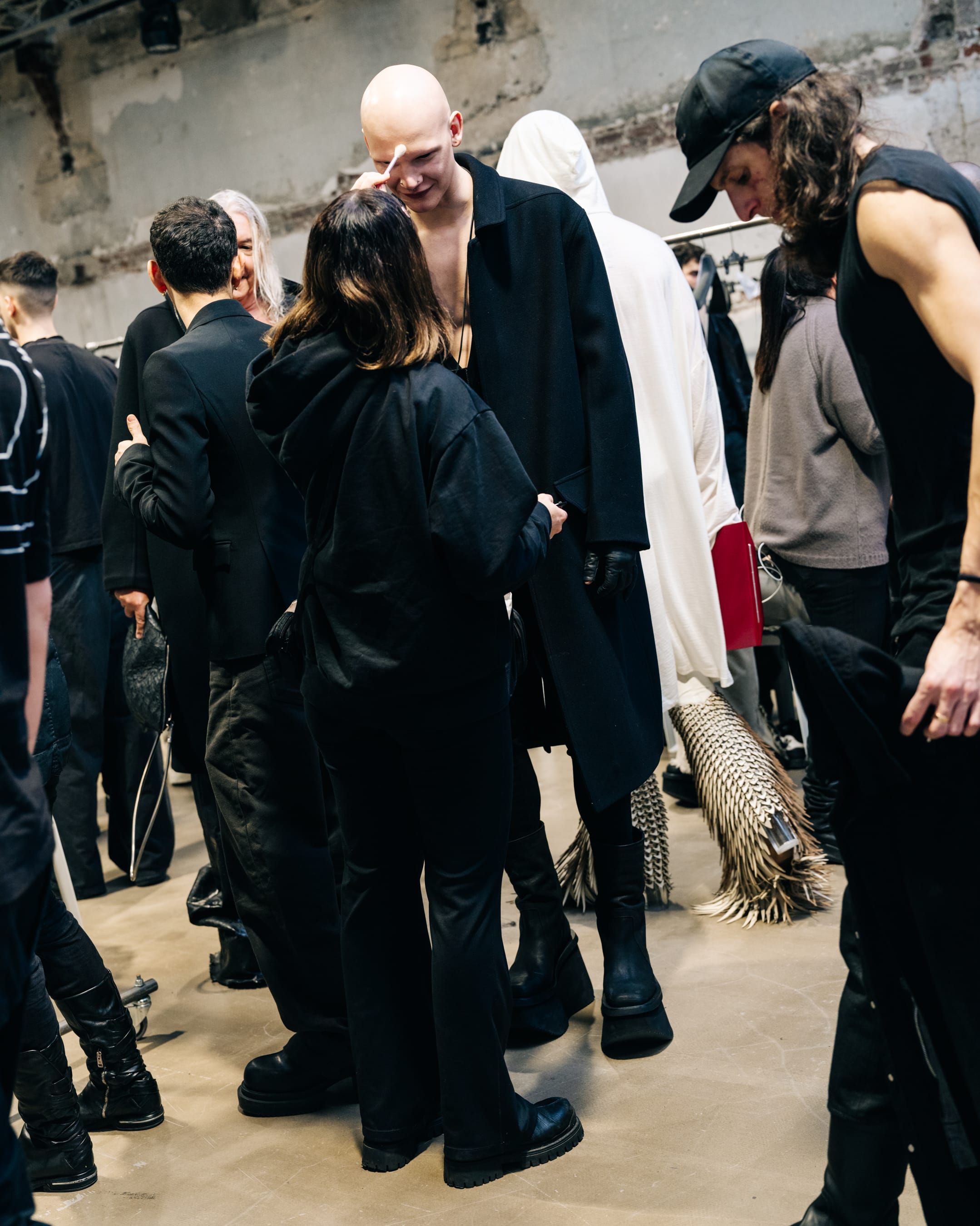 Backstage at Rick Owens | Paris - Adam Katz Sinding