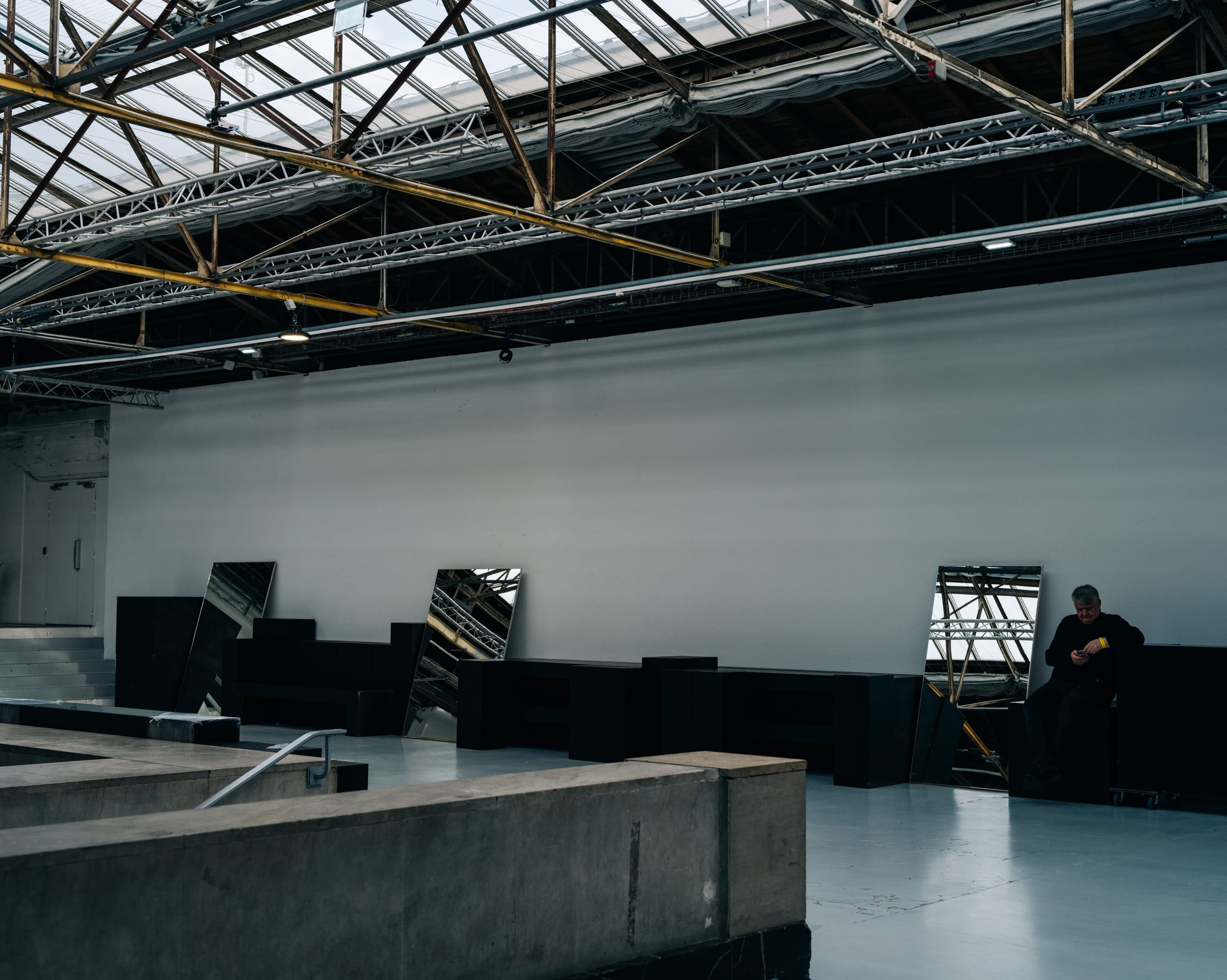 Backstage at Rick Owens Men’s, Fall/Winter 2025/2026 - Adam Katz Sinding