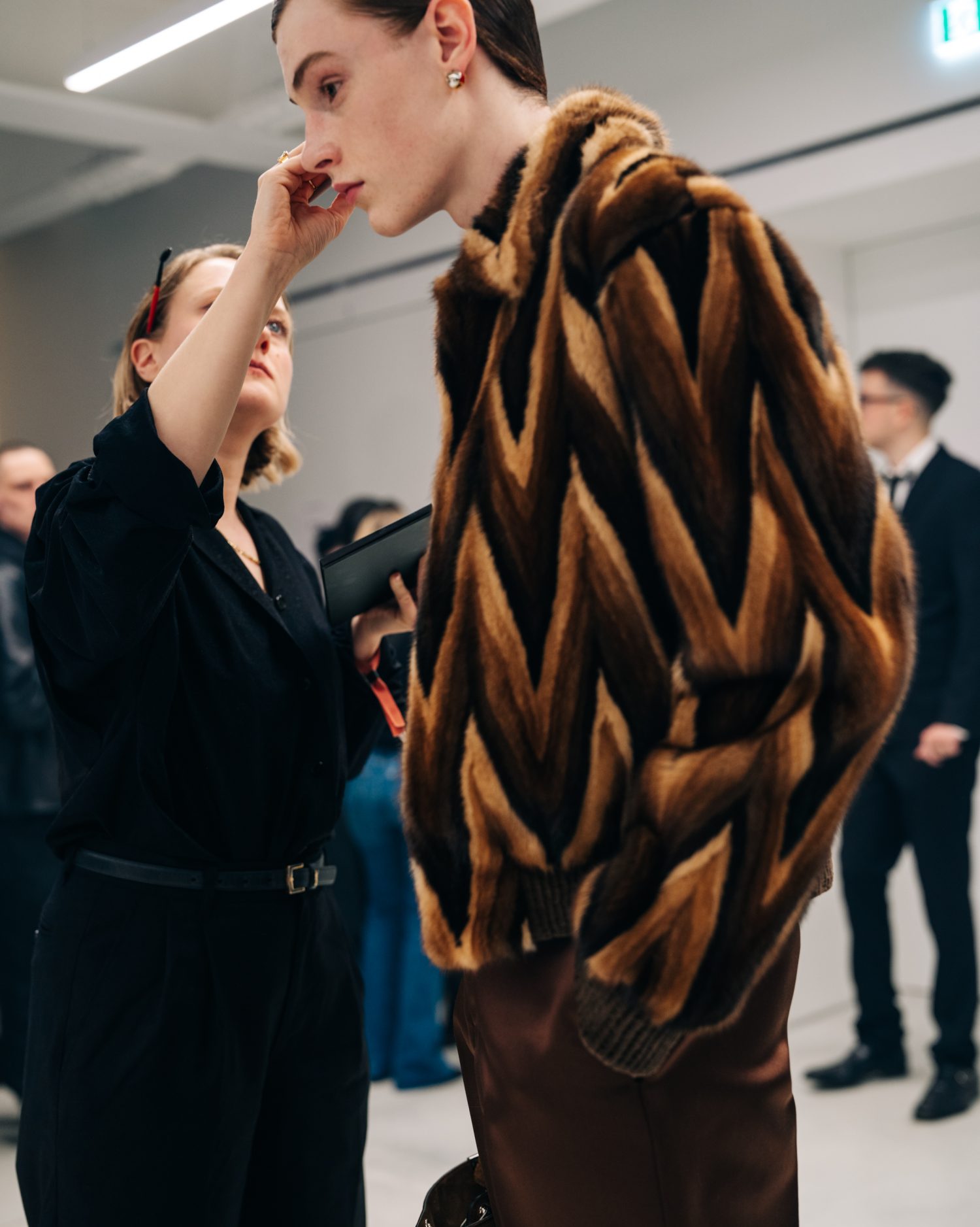 Backstage at Fendi, Fall/Winter 2025/2026 Archives - Adam Katz Sinding