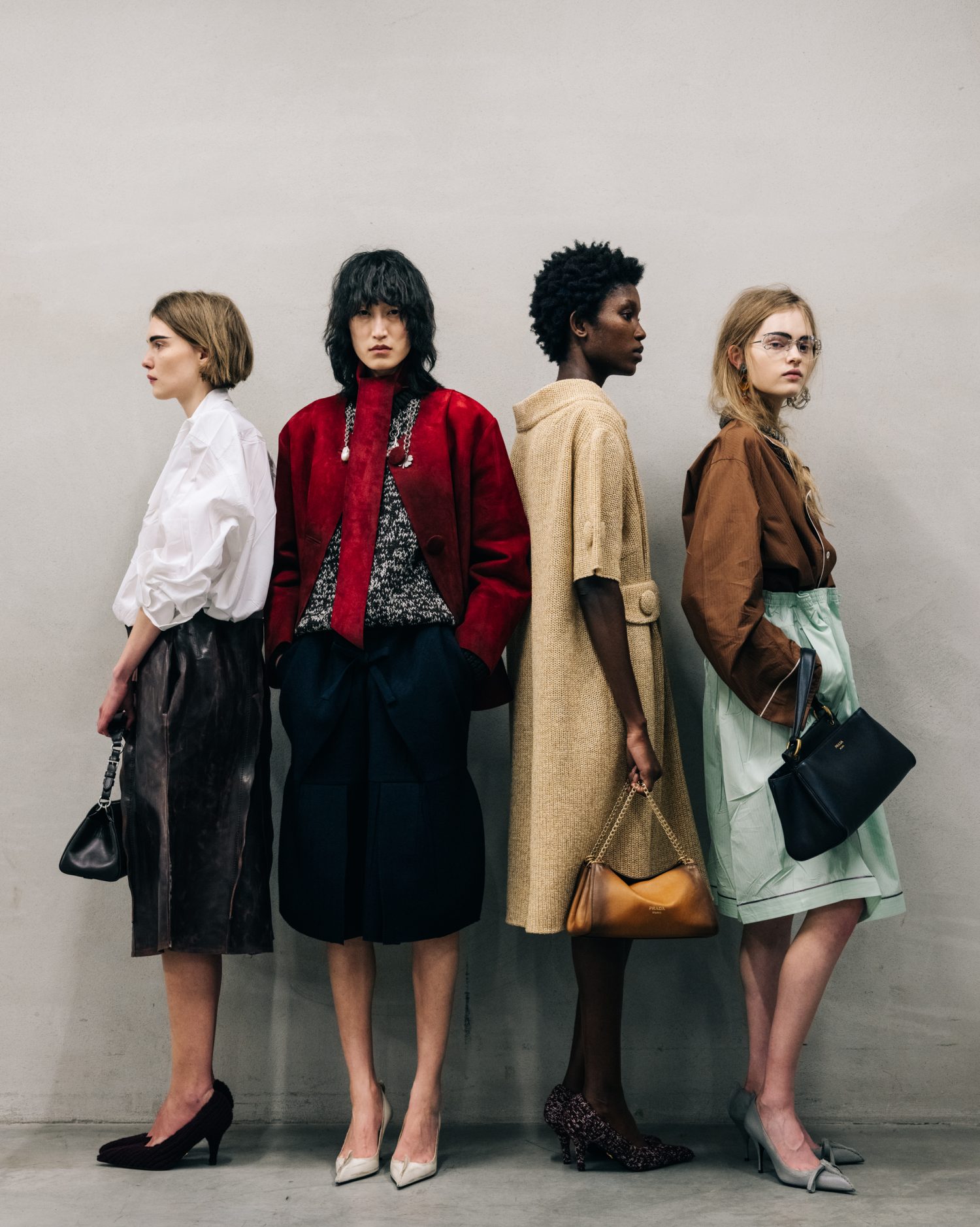 Backstage at Prada, Fall/Winter 2025/2026 Archives - Adam Katz Sinding