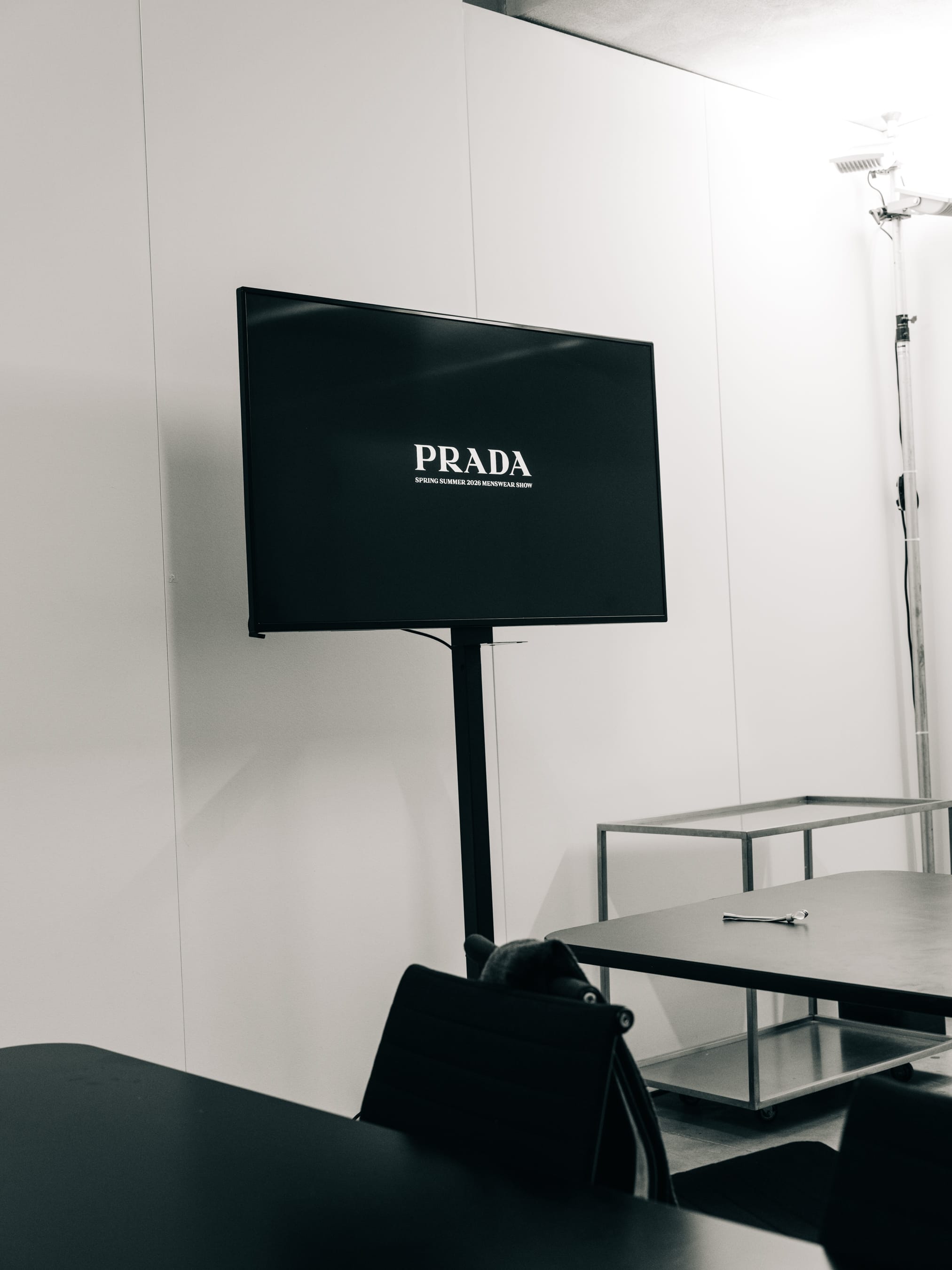 Backstage at Prada Men's | Milan - Adam Katz Sinding